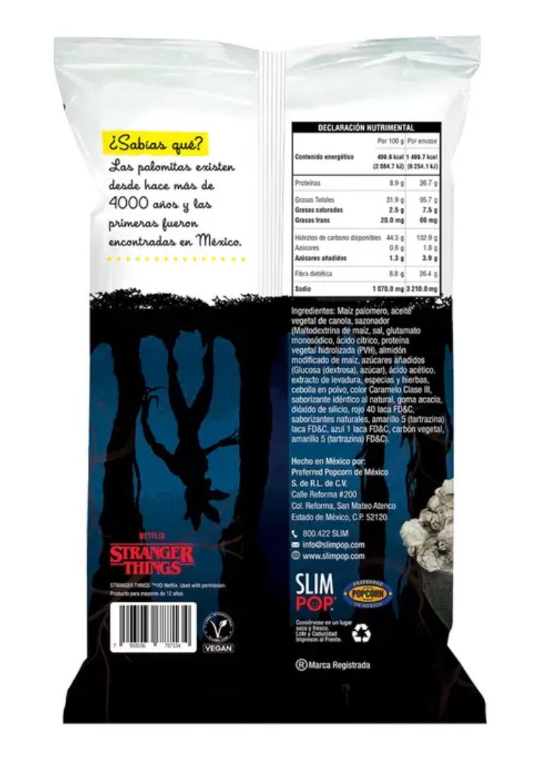 Slim Pop Palomitas de Maíz Sabor Salsas Negras 300 grs - KOZ – MayoreoTotal