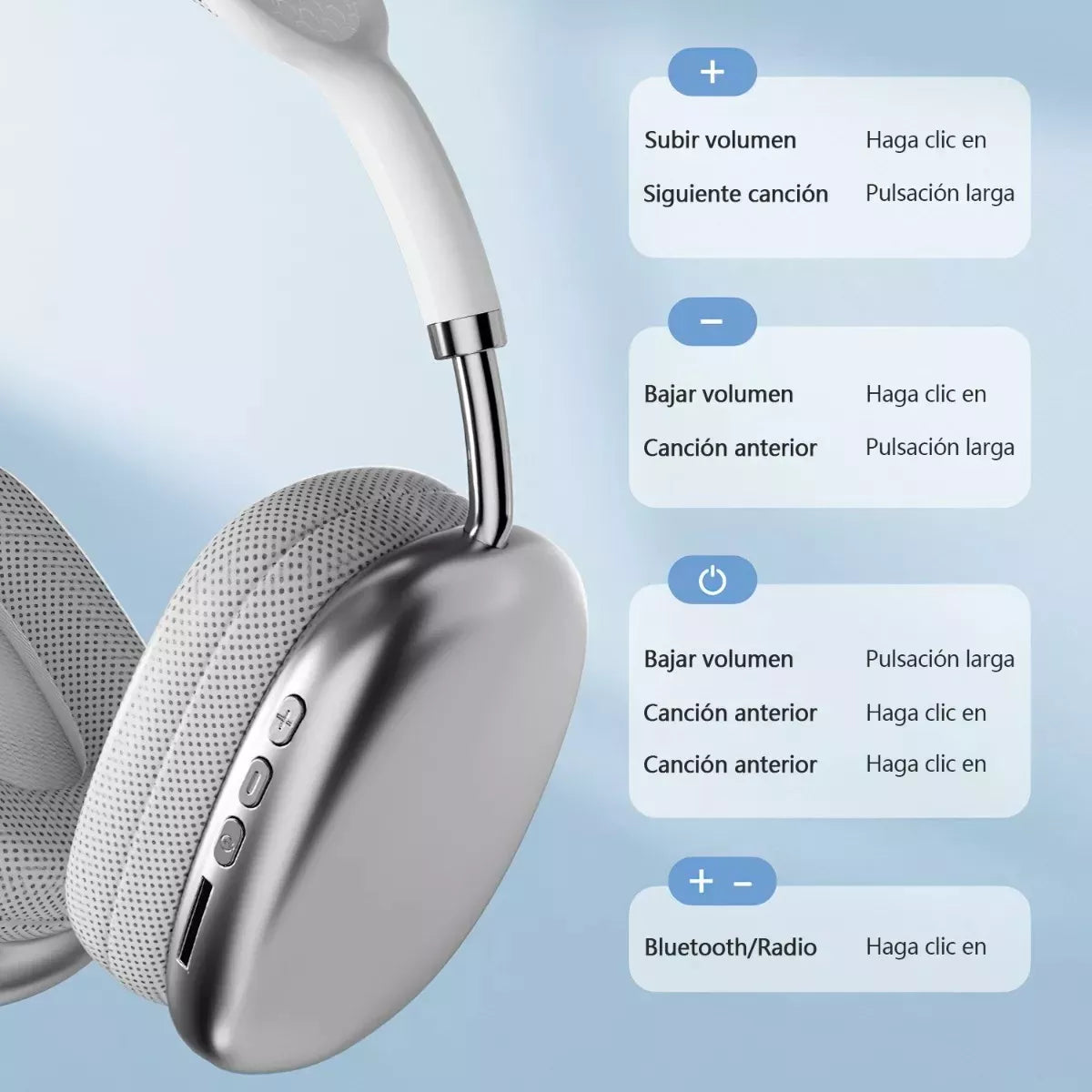 Audífonos De Diadema Inalámbricos Con Bluetooth P9 Pro Max - BGP ...