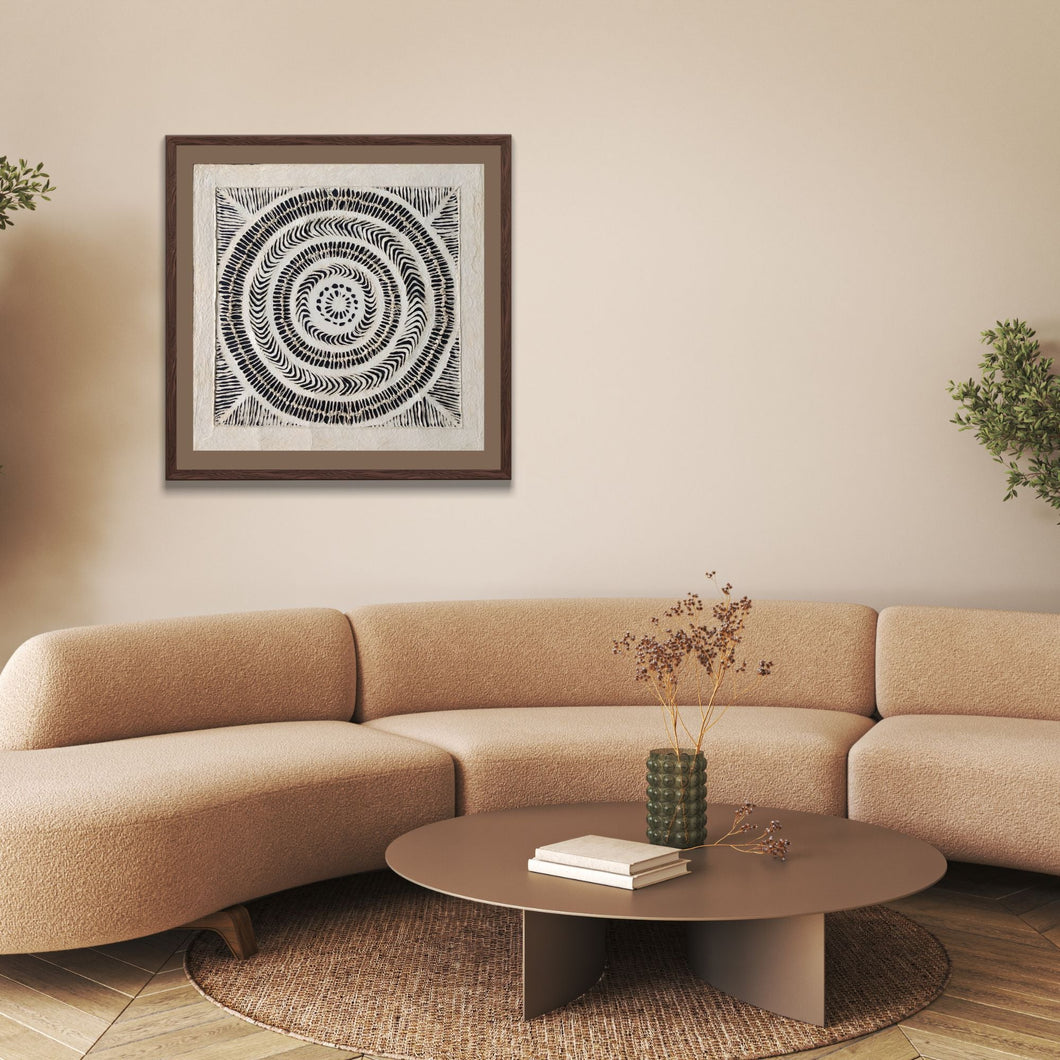 Arte Mural Mexicano En Papel Amate Hecho a Mano de 40 cm x 40 cm-Arte ...