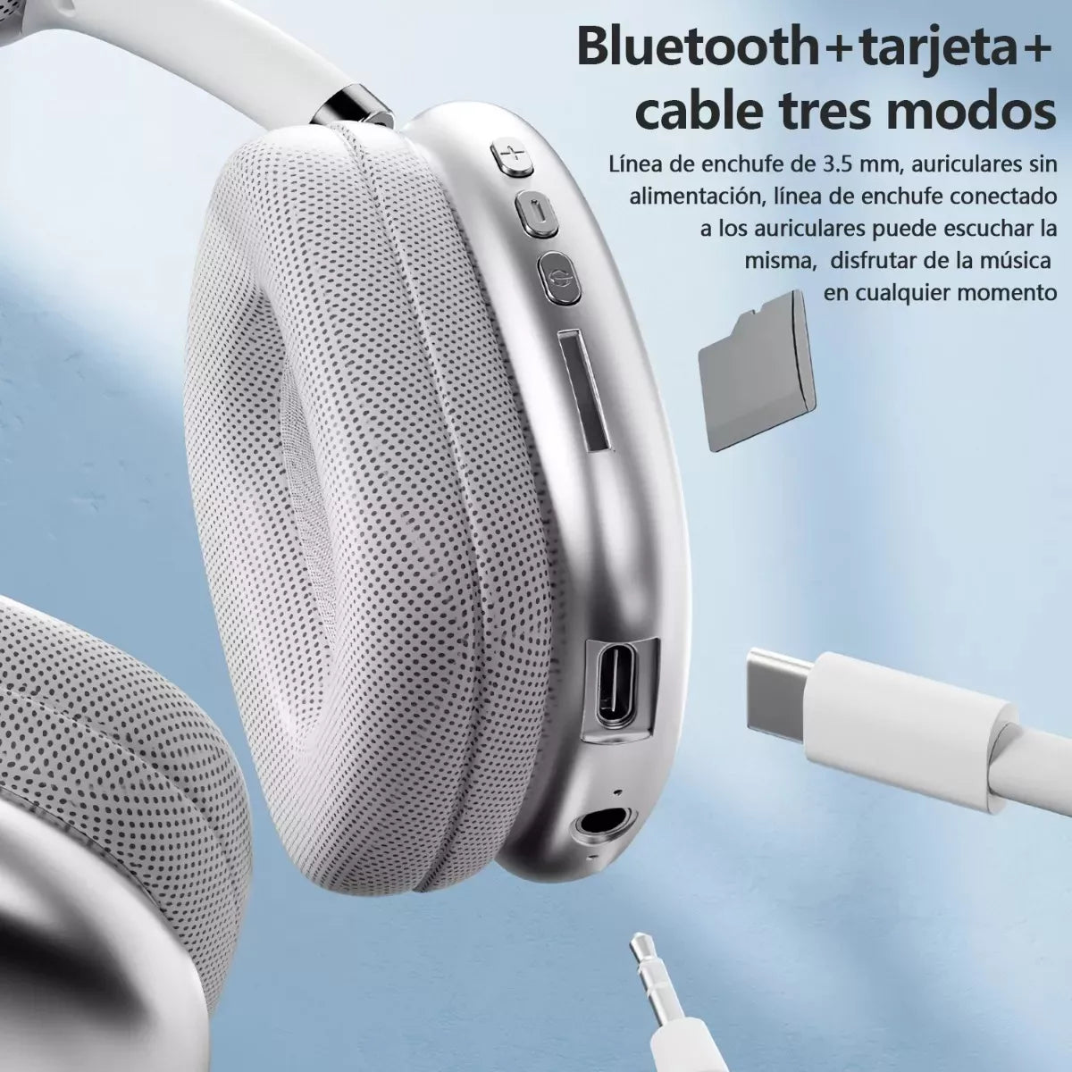 Audífonos De Diadema Inalámbricos Con Bluetooth P9 Pro Max - BGP ...