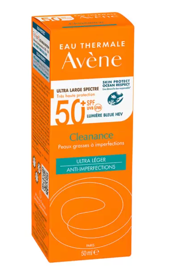 Avène Cleanance Protector Solar TriAsorB FPS 50+, 50ml - KOZ – MayoreoTotal
