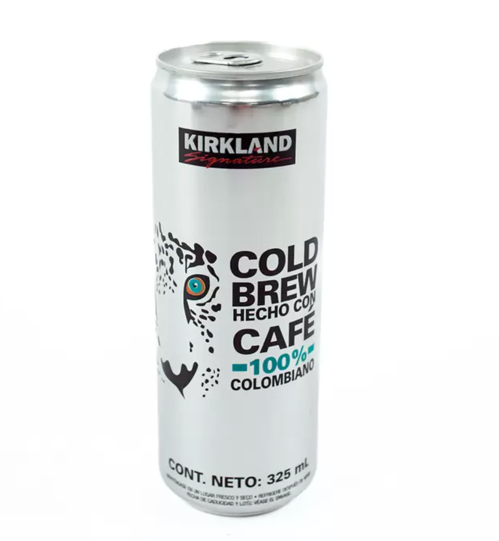 Kirkland Signature Cold Brew 100% Café Colombiano 12 Latas de 325 ml ...