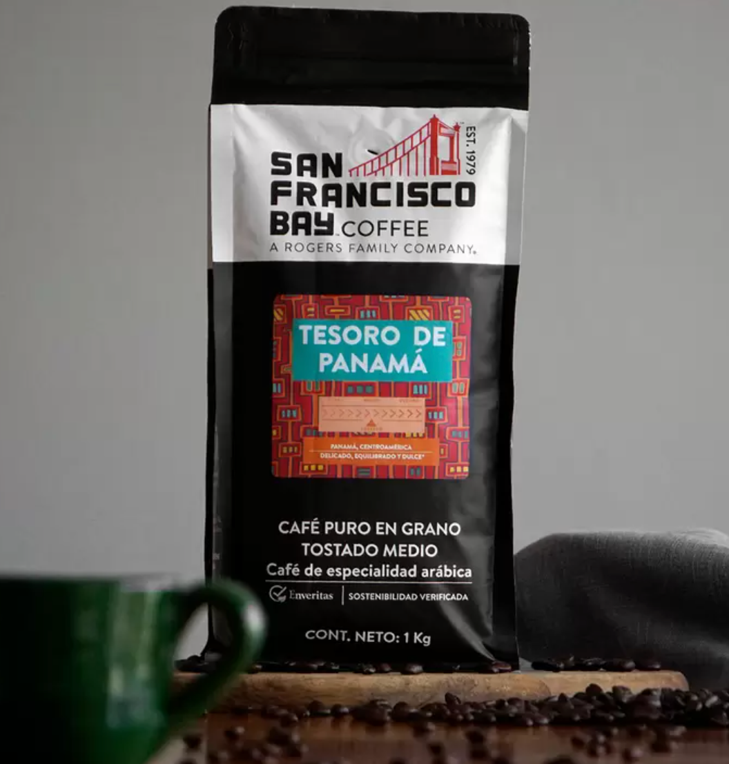 San Francisco Bay Coffee Café Gourmet Tesoro de Panamá 1 kg (Grano Ent ...