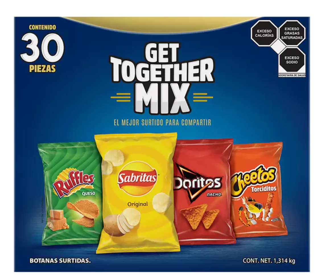 Sabritas Papas Surtidas 30 piezas - KOZ – MayoreoTotal