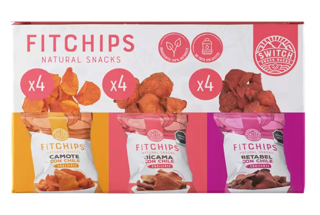 Fitchips Botana Horneada de Vegetales con Chile 12 pzas de 30 grs - KO ...