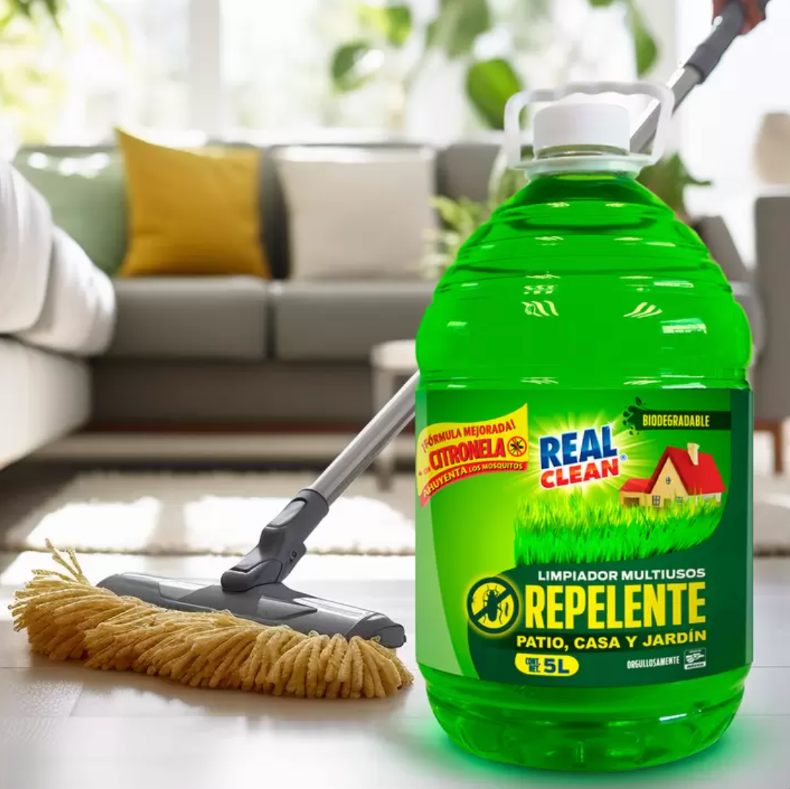 Real Clean Repelente de 5 L - KOZ – MayoreoTotal