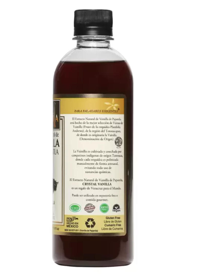 Crystal Vanilla Extracto de Vainilla 500 ml - KOZ – MayoreoTotal