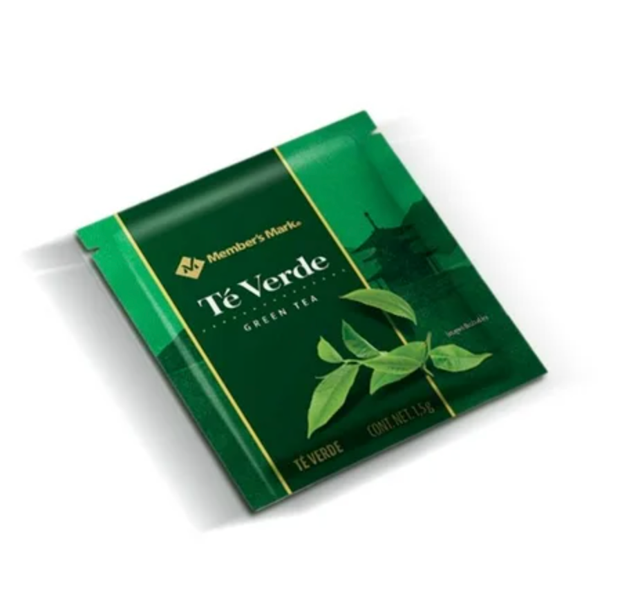 Té Member's Mark Verde 100 sobres de 1.5 g c/u -ZK – MayoreoTotal