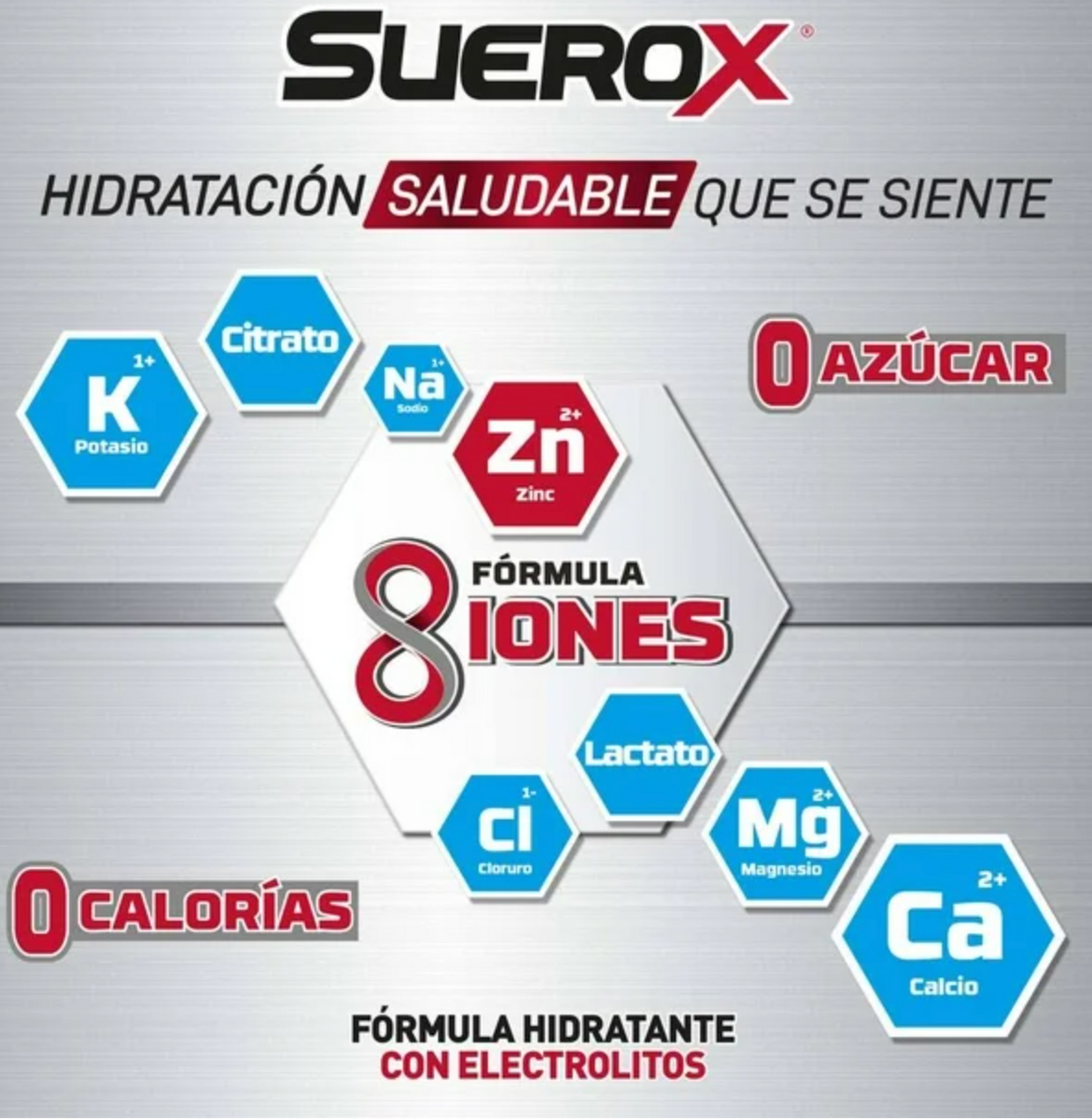 Bebida Hidratante Suerox Sabor Uva 6 pzas de 630 ml c/u -ZK – MayoreoTotal