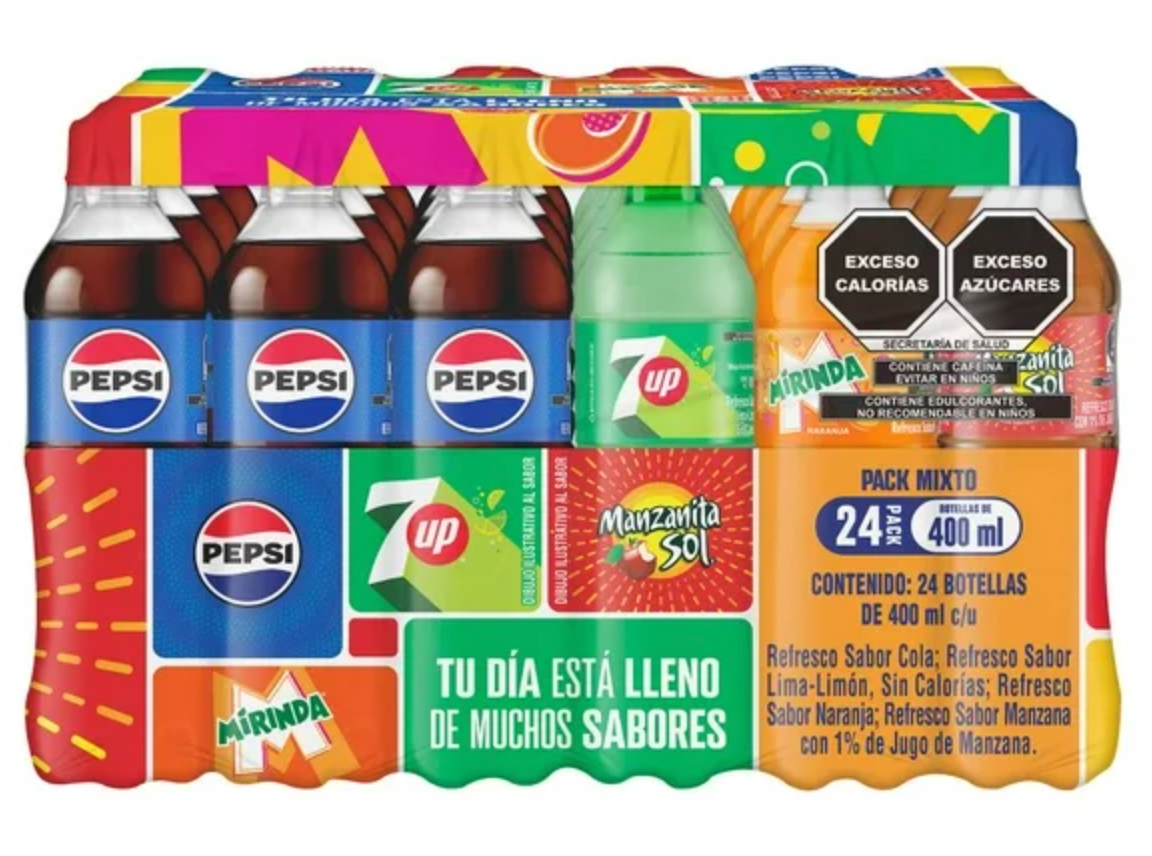 Refresco Pepsi Mix 24 pzas de 400 ml -ZK – MayoreoTotal