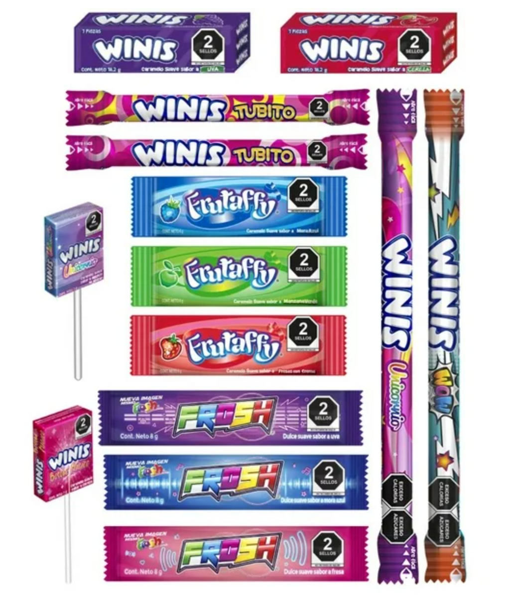 Surtido de Dulces Winis Squad 1.4 kg - ZK – MayoreoTotal