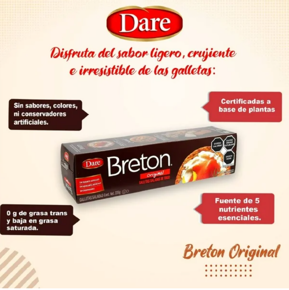 Galletas Dare Breton Original 2 pzas 200 g c/u - ZK – MayoreoTotal