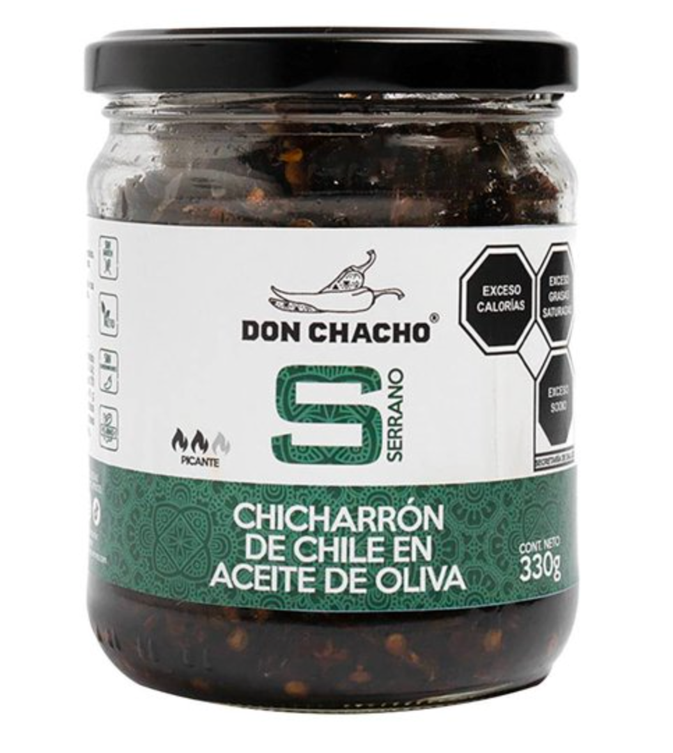 Chicharrón de Chile Don Chacho Serrano 330 g - ZK – MayoreoTotal