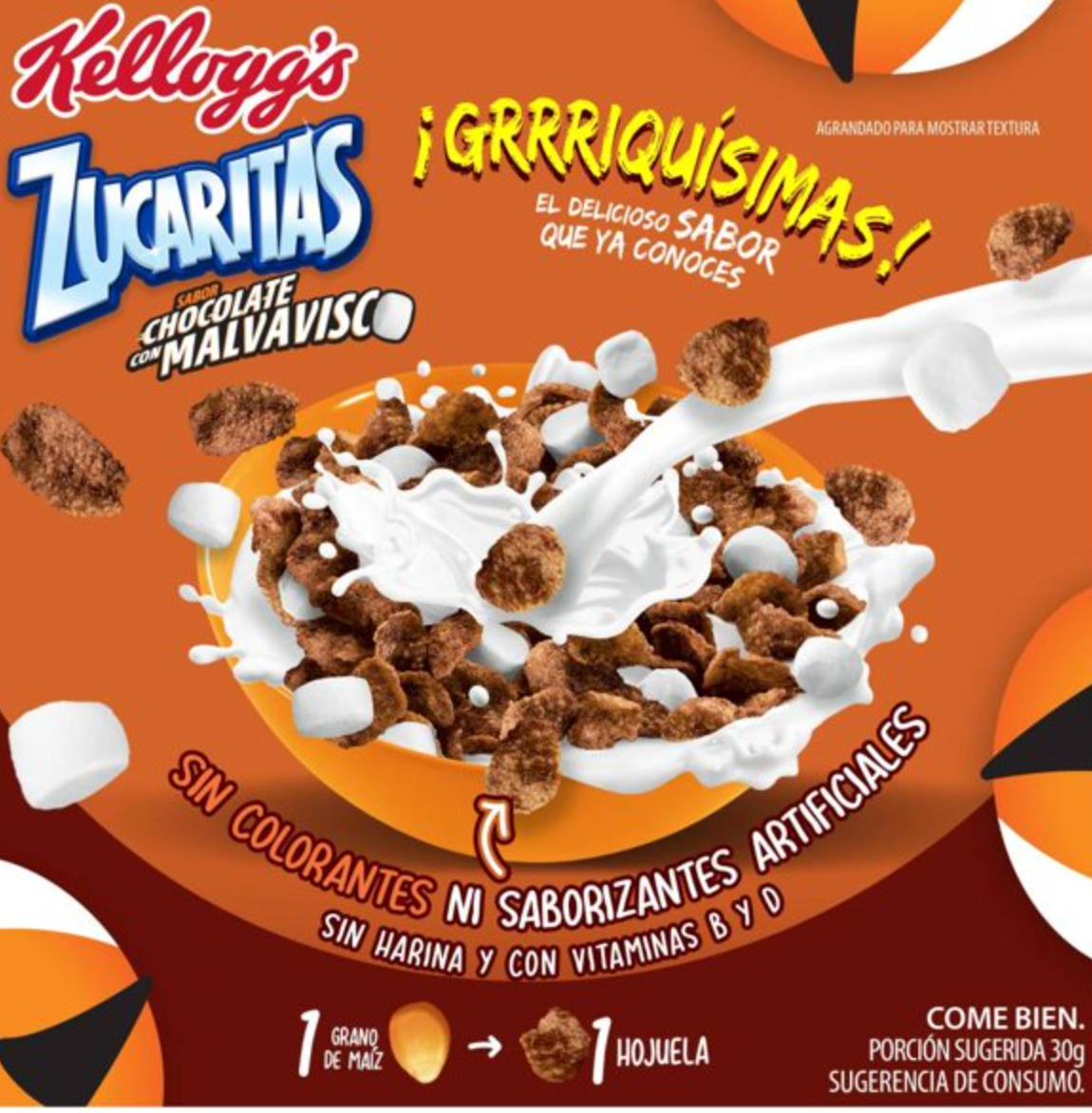 Cereal Kellogg's Zucaritas Sabor Chocolate con Malvaviscos 1320 g - ZK ...
