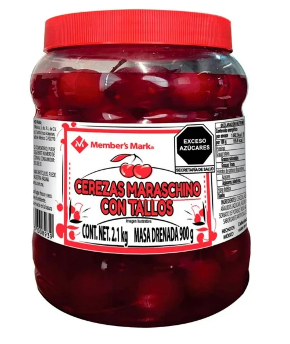 Cerezas con Tallos Member's Mark Maraschino 2.1 k -ZK – MayoreoTotal