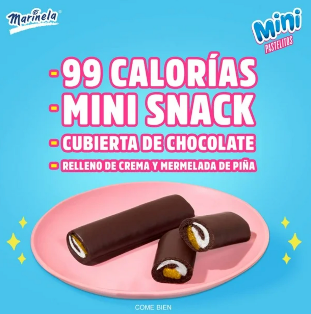 Mini Choco Roles Marinela con 24 pzas de 28 g c/u -ZK – MayoreoTotal