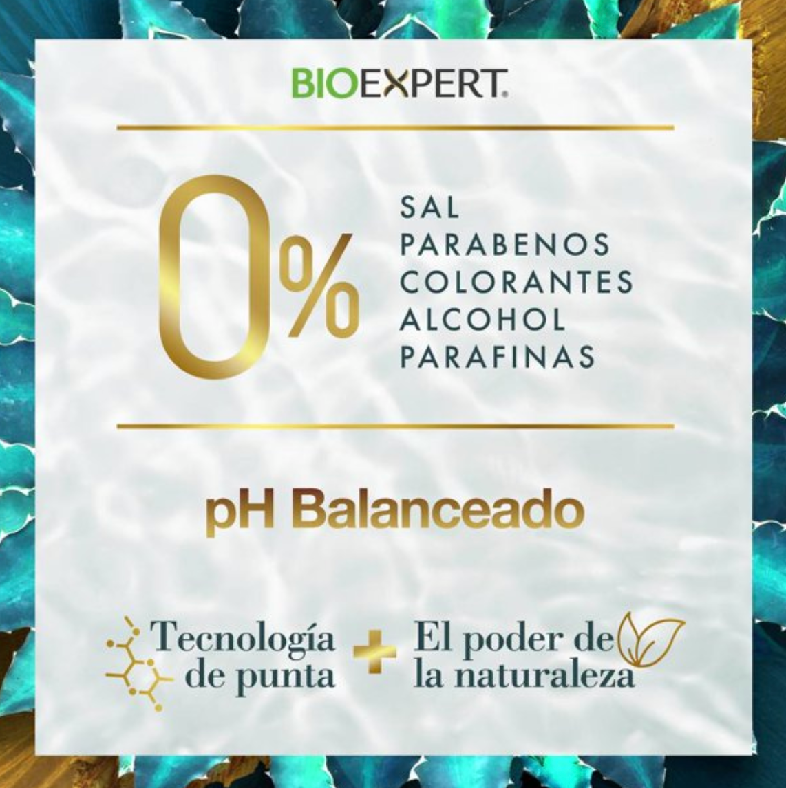 Shampoo Bioexpert Blue Agave Control Frizz 1 l - ZK – MayoreoTotal