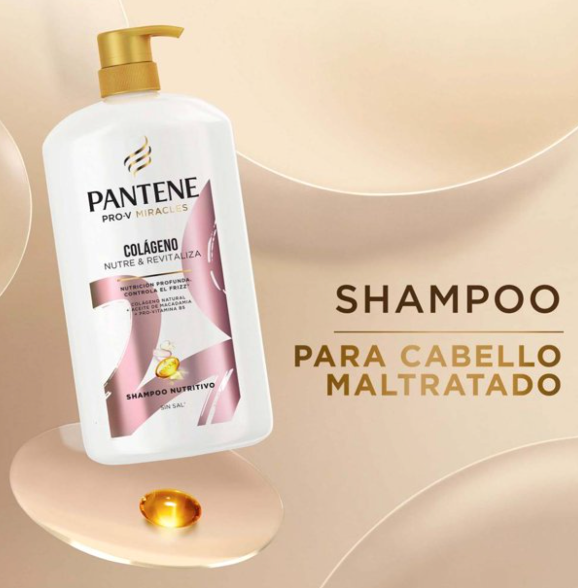 Shampoo Pantene Pro-V Miracles Colágeno Nutre & Revitaliza 950 ml - ZK – MayoreoTotal