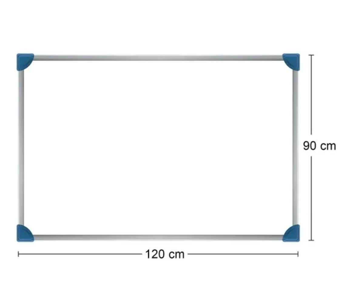 Pizarrón Blanco Urban Board Grande 90 x 120 cm - ZK – MayoreoTotal