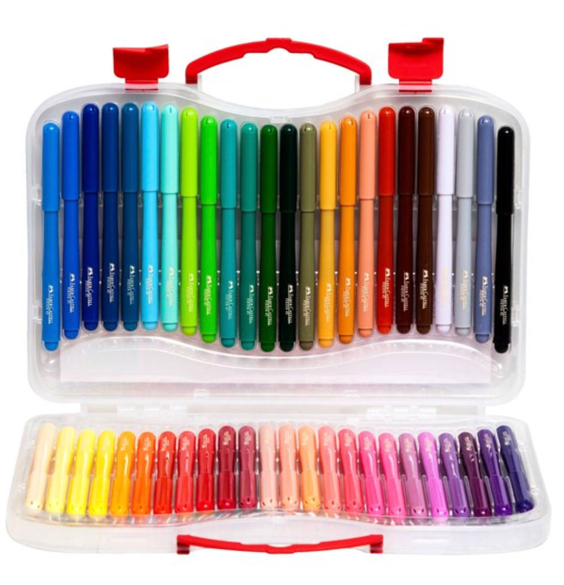 Plumones Faber Castell Fiesta Estuche Rígido con 48 pzas - ZK ...