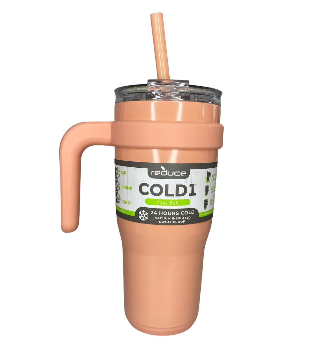 Termo Reduce 24 Oz Cold1 24 Horas Aislamiento Popote Agarradera - BGP ...