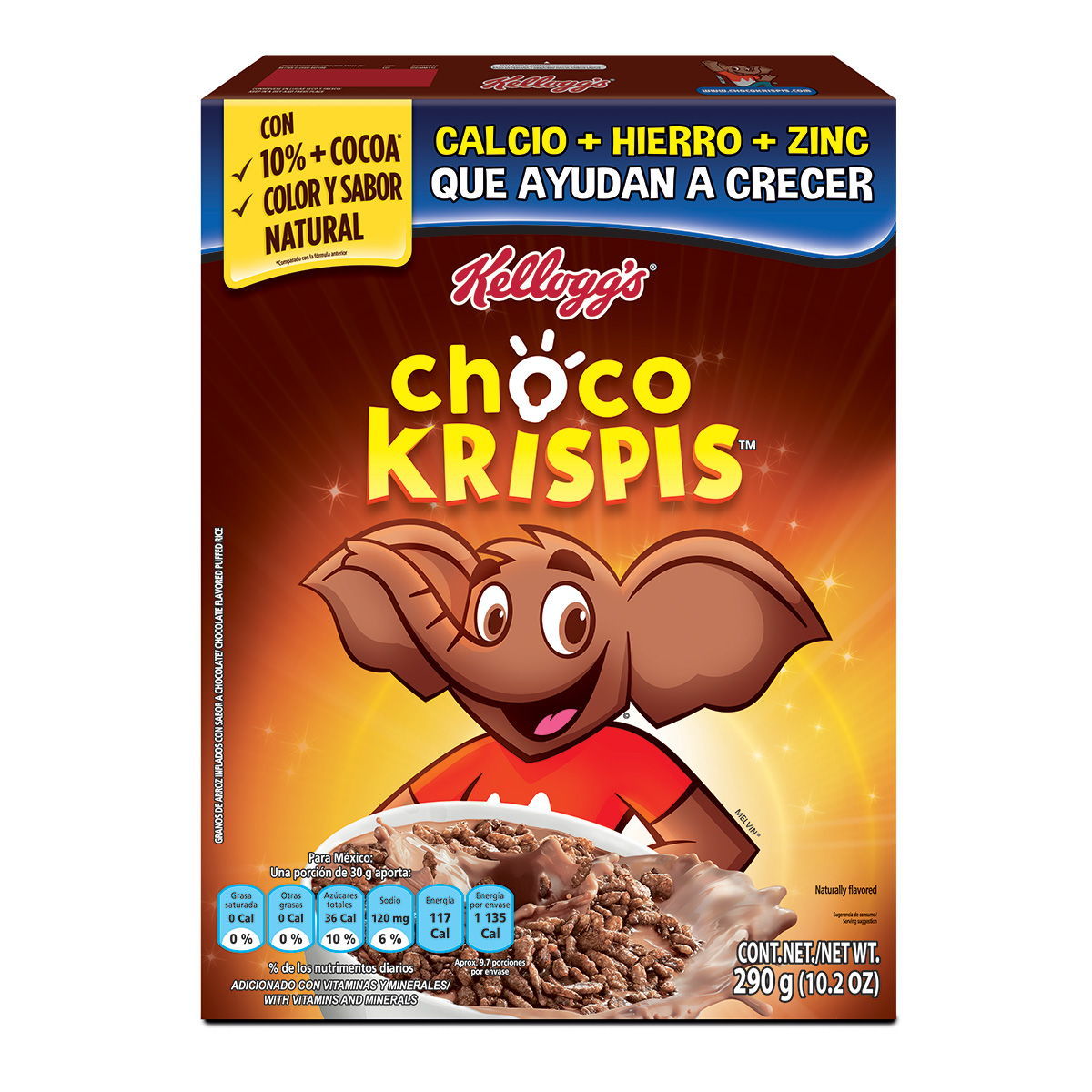 Caja cereal Choco Krispis 290G/28P - SCG – MayoreoTotal