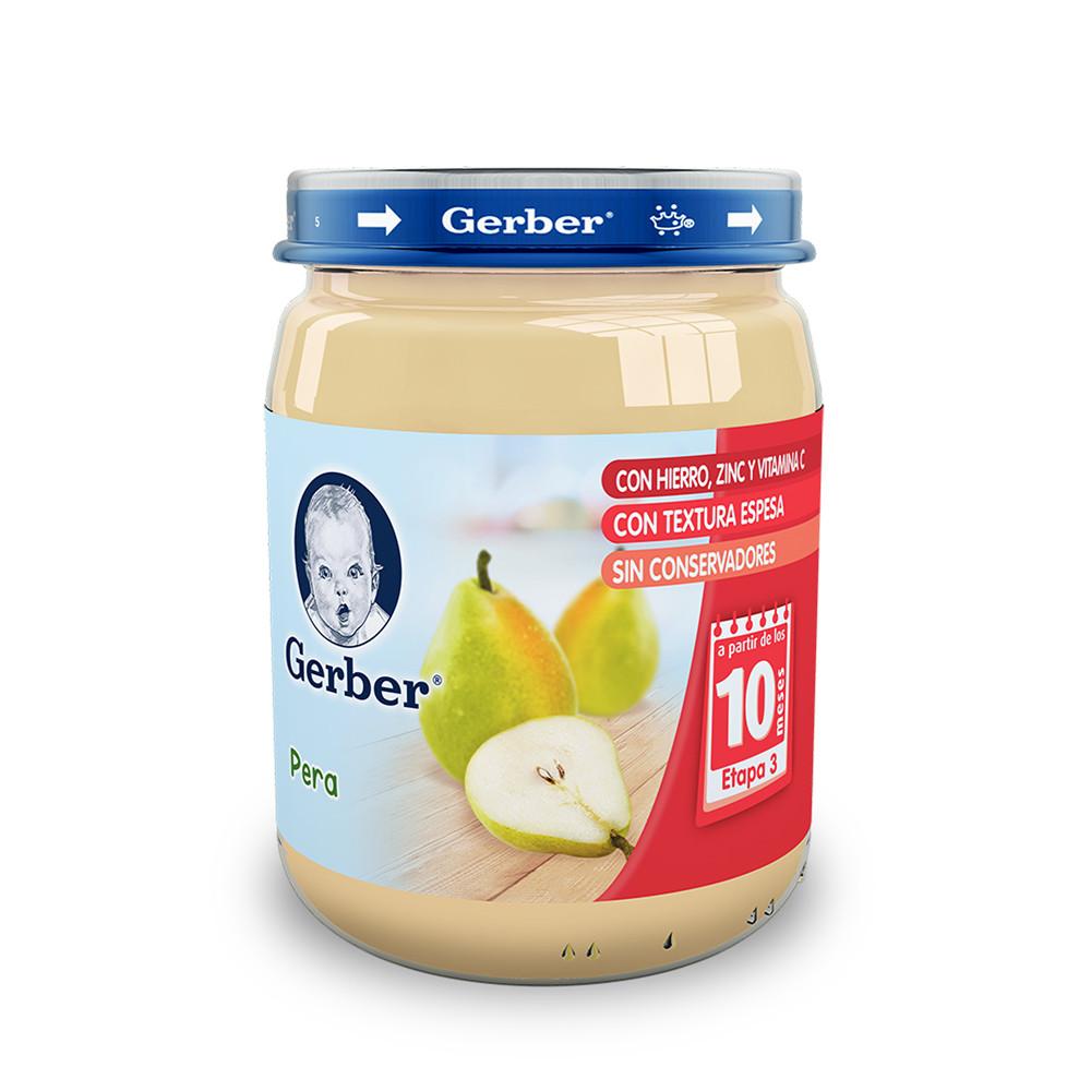 Caja Gerber 3ra etapa de pera de 170G/12P - SCG – MayoreoTotal