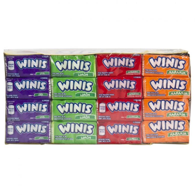 Caja winis mini de 4 pastillas Frutal 40C/32P - SCG – MayoreoTotal