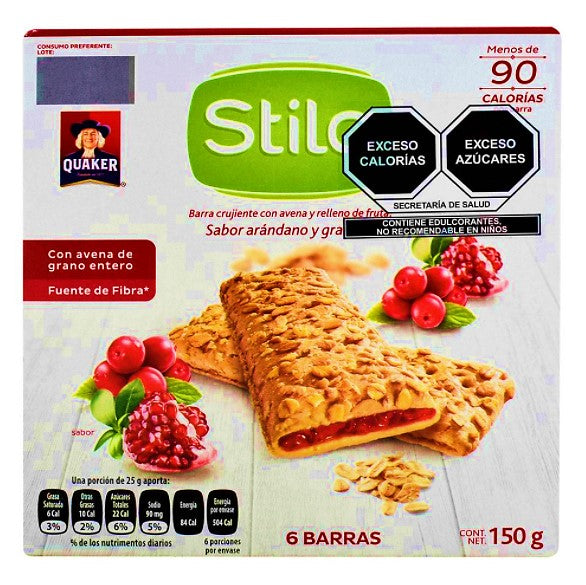 Caja Quaker Barra Stila 150G/12P - SCG – MayoreoTotal